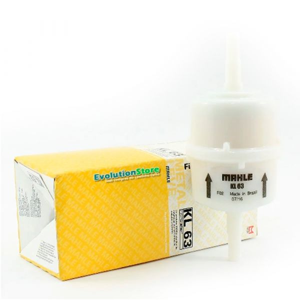 10 Unidades: Filtro De Combustível Mahle Metal Leve - KL63