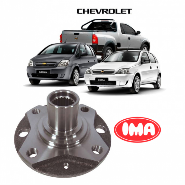 Cubo de Roda Diant. (Forjado) - Corsa Meriva Montana 8V