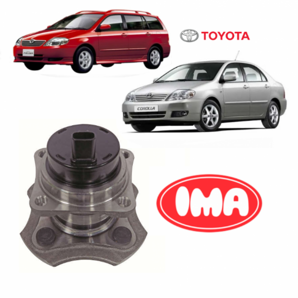 Cubo de Roda Tras. c/Rol. - Toyota Corolla/Fielder